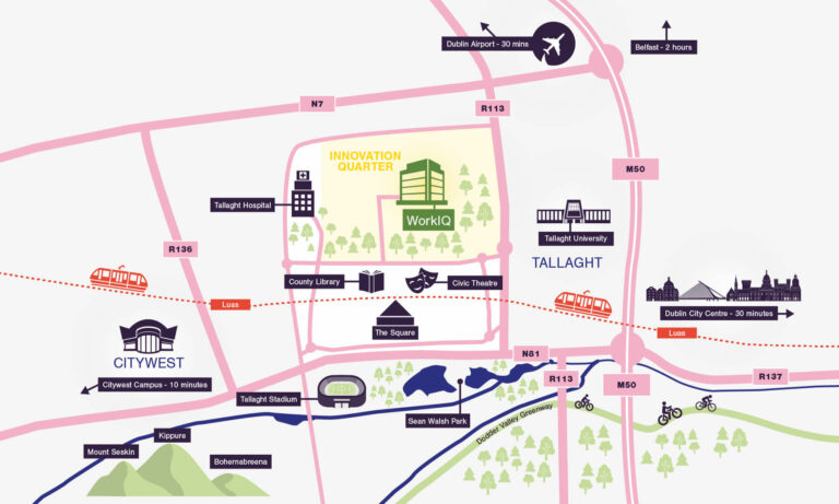 WorkIQ Innovation Quarter Tallaght | Workspace & Meeting Rooms