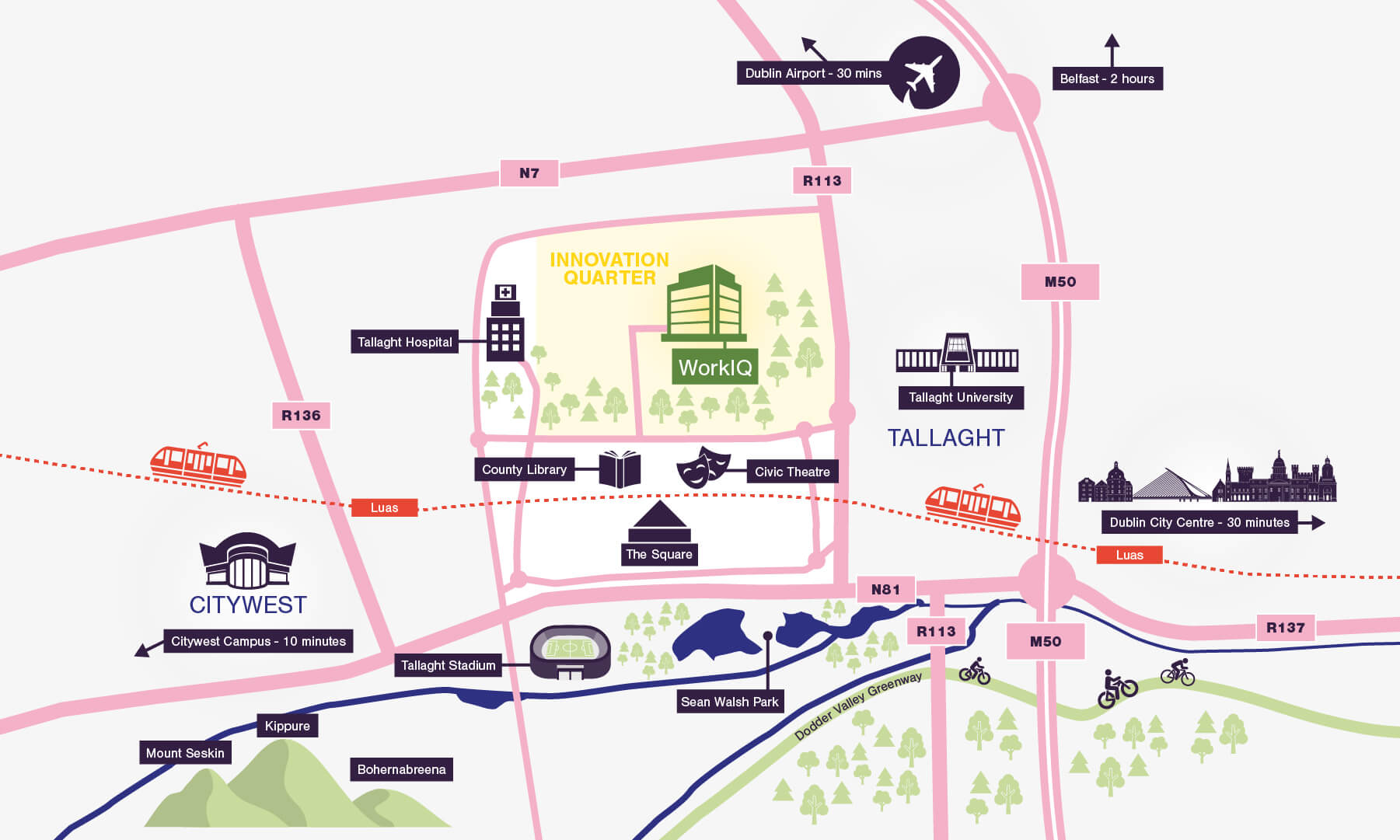 WorkIQ Innovation Quarter Tallaght | Workspace & Meeting Rooms